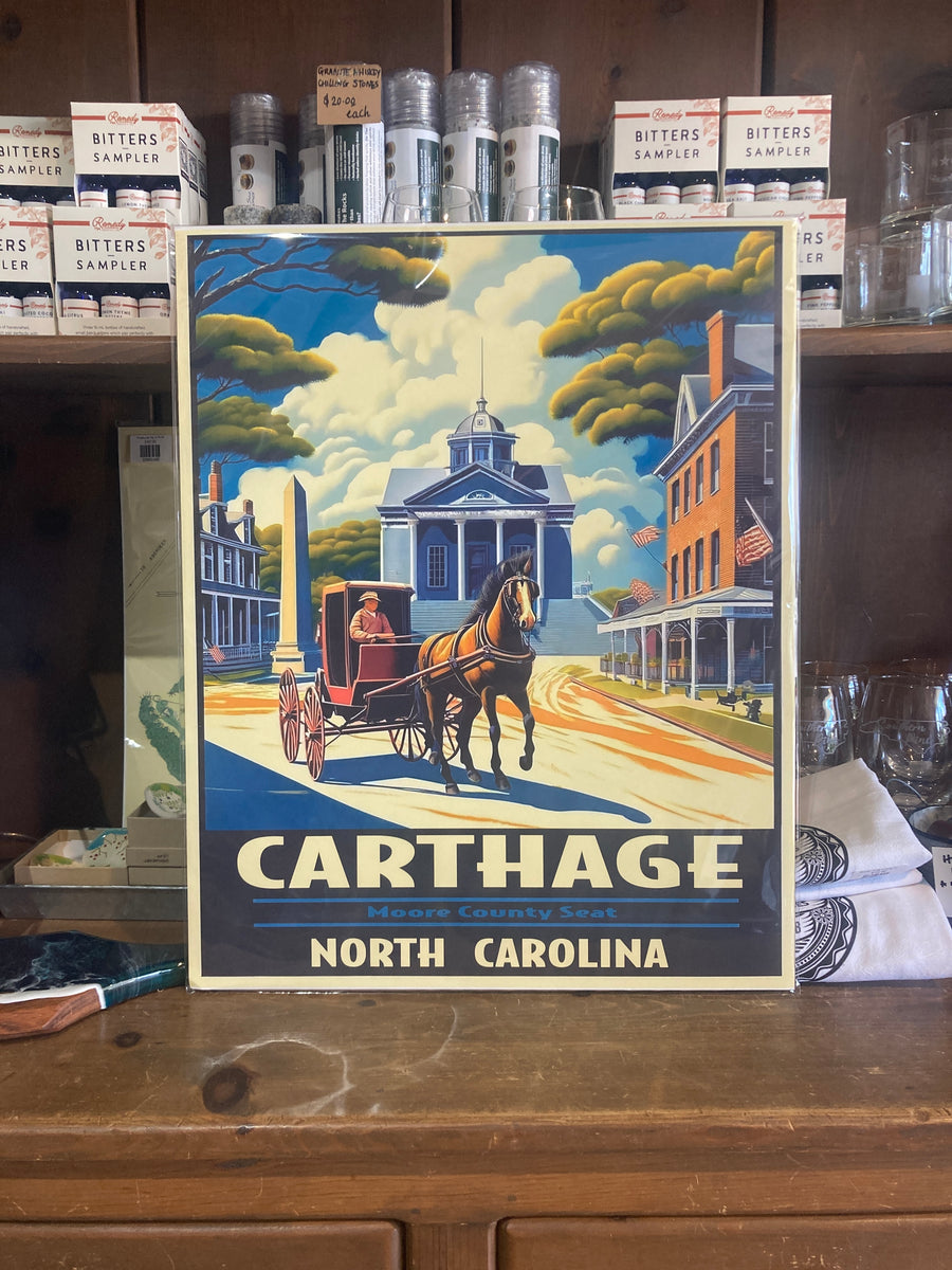 Carthage Travel Poster – Against The Grain Shoppe