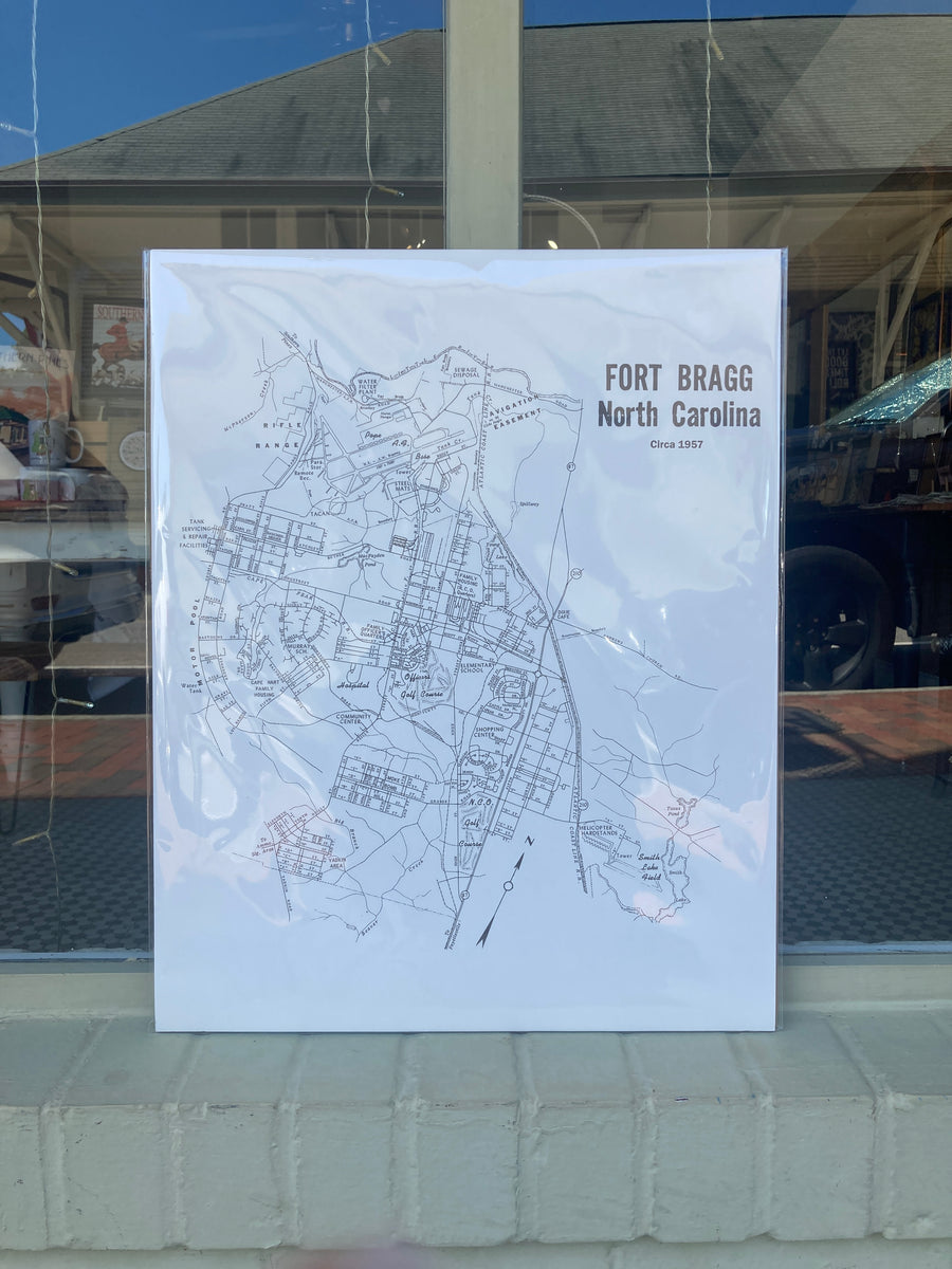 Fort Bragg Map – Against The Grain Shoppe