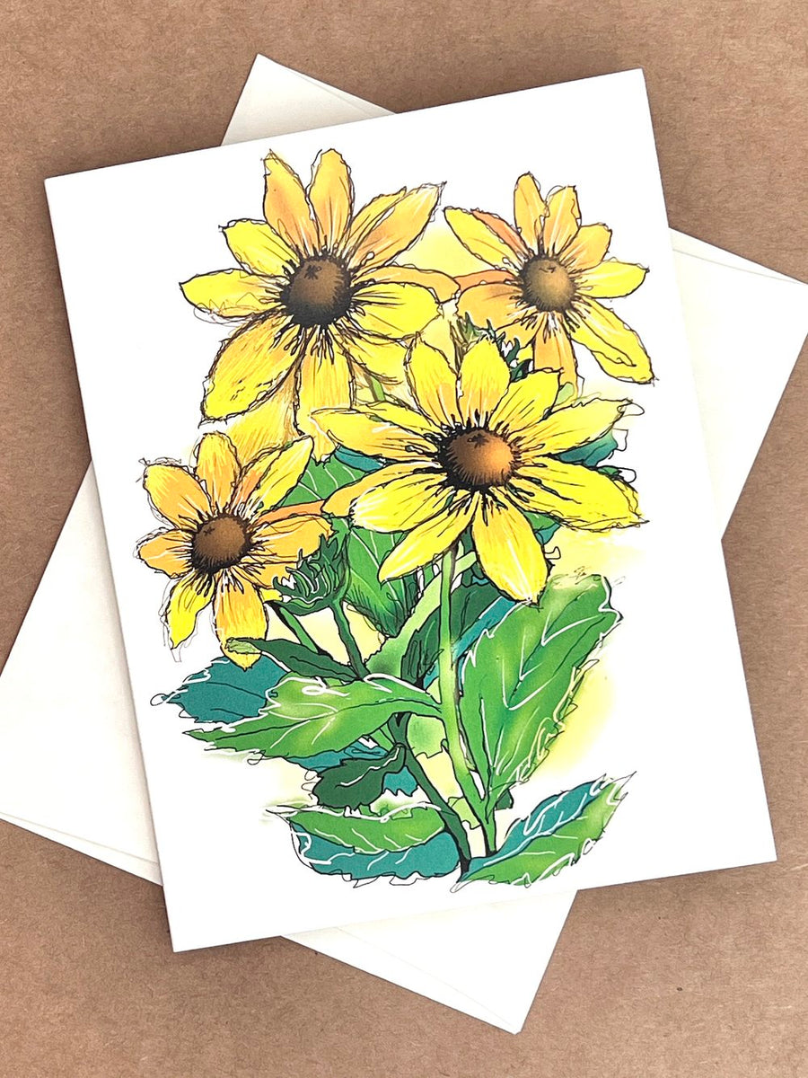 Black Eyed Susan Card – Against The Grain Shoppe