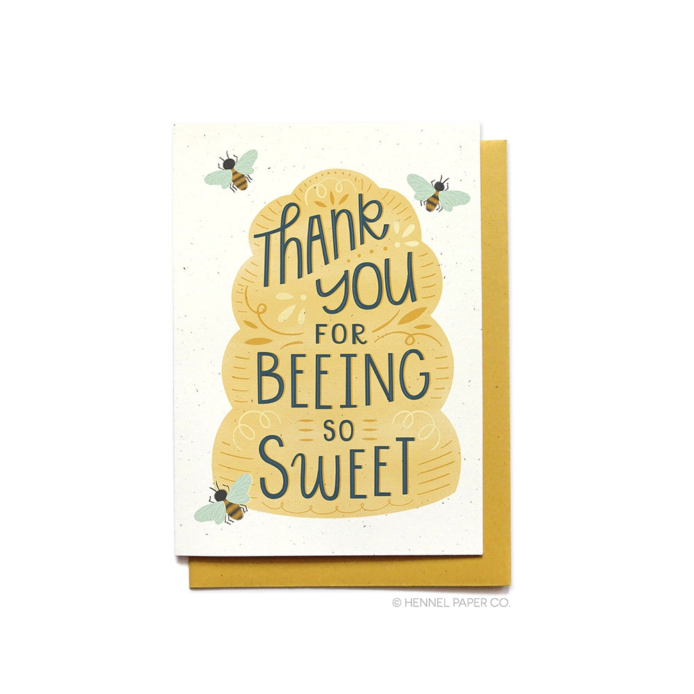 Thank You for Being Sweet Card – Against The Grain Shoppe