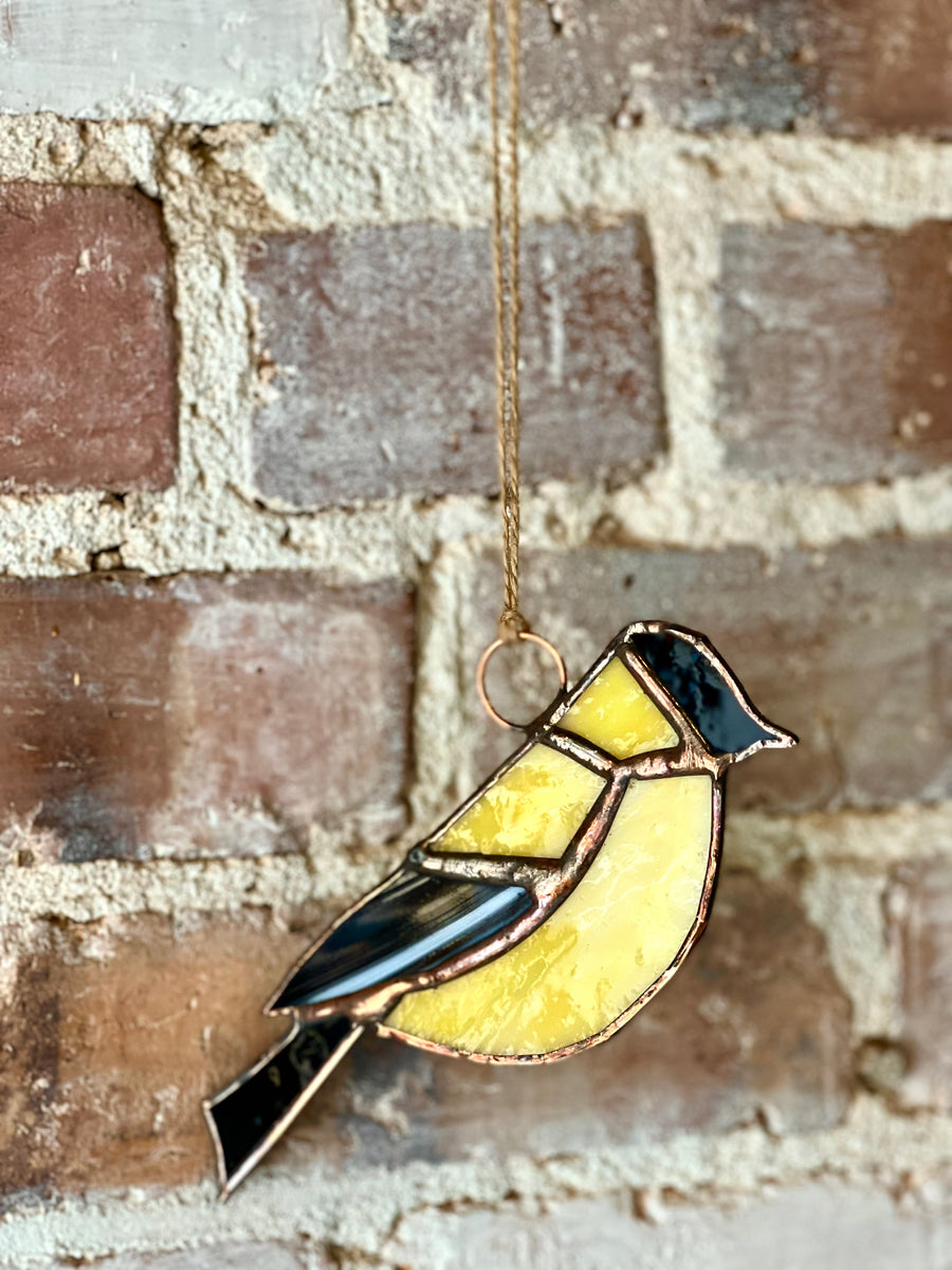 Stained Glass Goldfinch – Against The Grain Shoppe